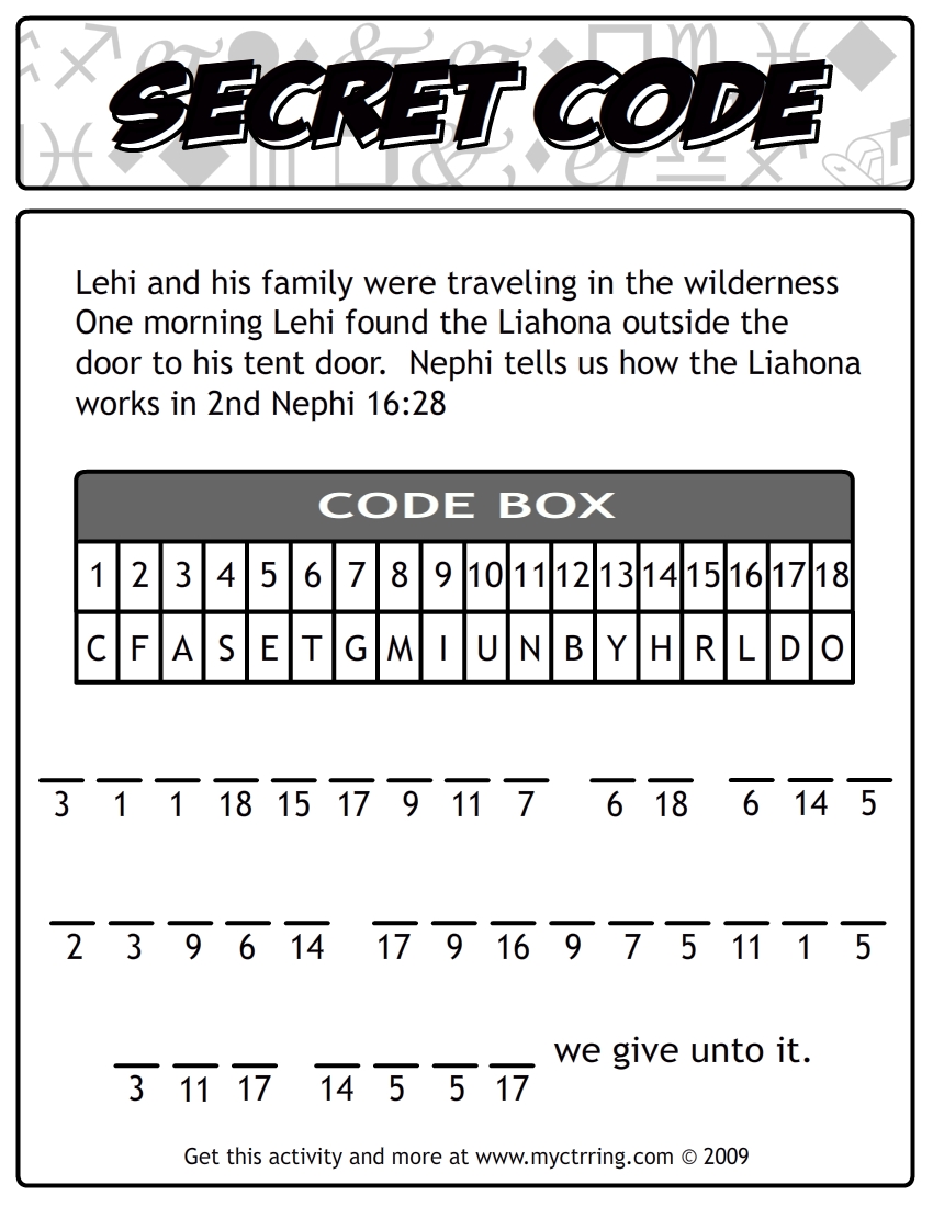 Secret Code Puzzles My CTR Ring