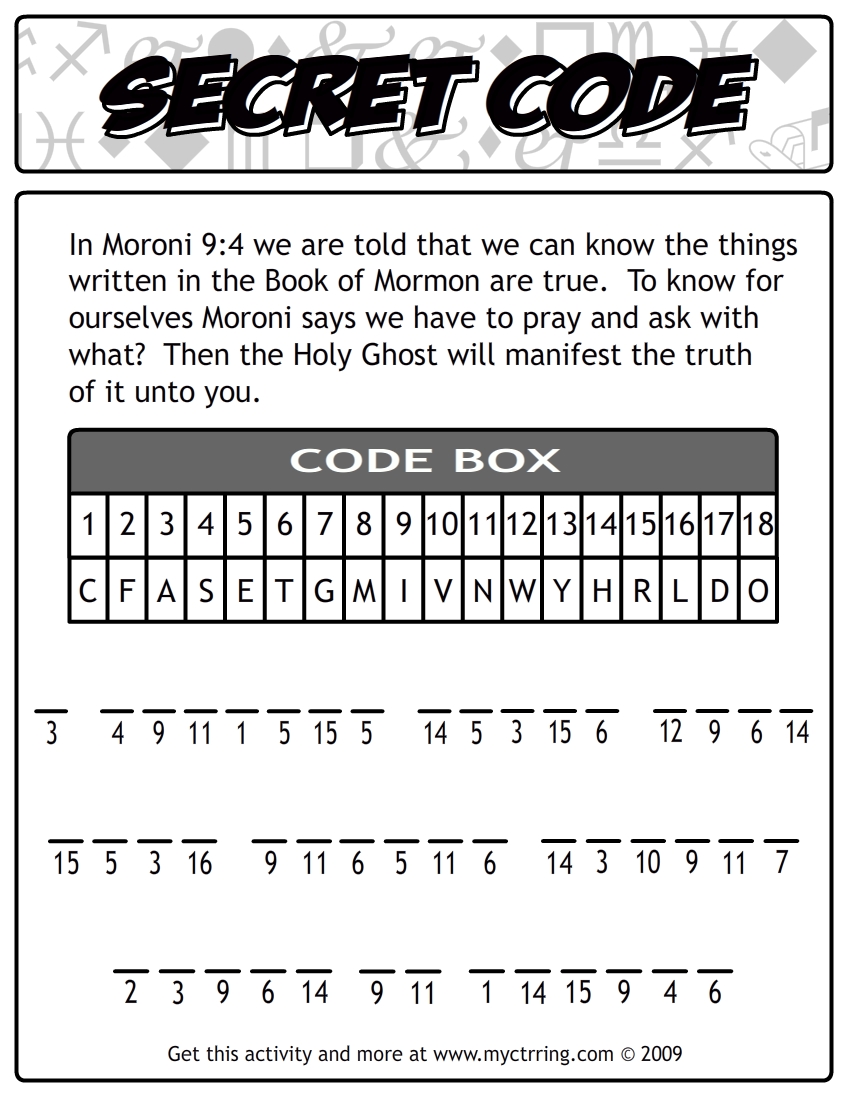 Secret Code Puzzles My CTR Ring